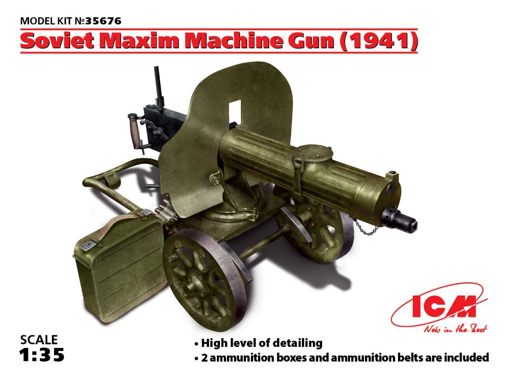 1/35 Soviet Maxim Machine Gun 1941 – Winkie's Toys & Hobby