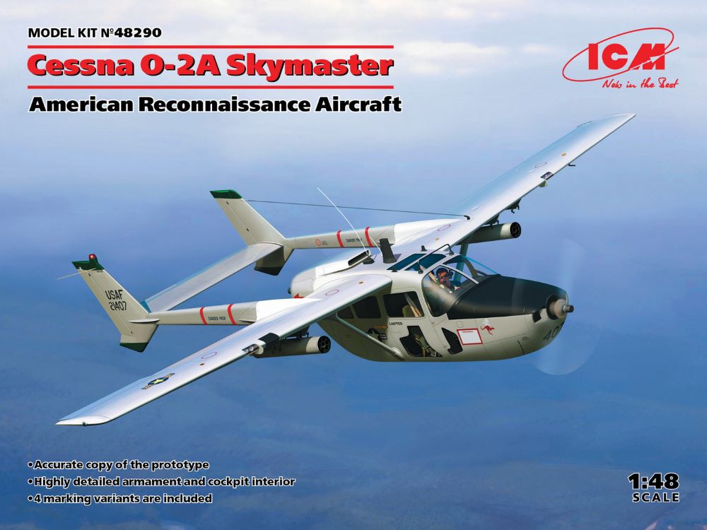 1/48 USAF Cessna O2A Skymaster Recon Aircraft – Winkie's Toys & Hobby