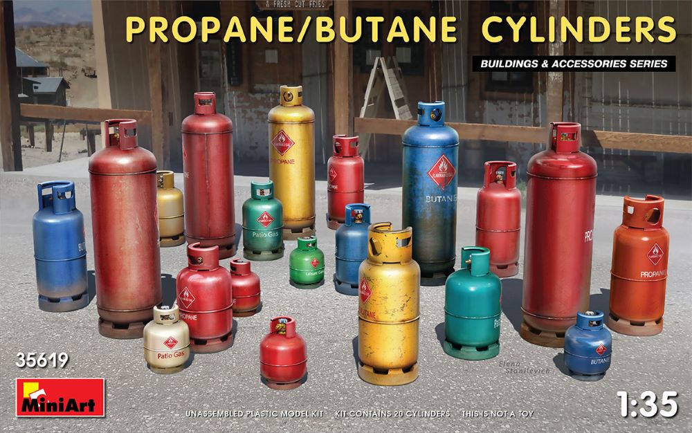 1/35 Propane/Butane Cylinders (20) – Winkie's Toys & Hobby