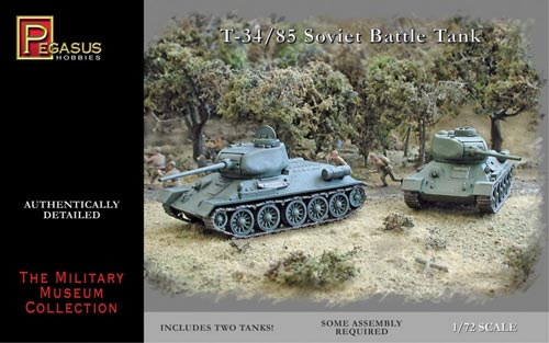 1/72 Soviet T35/85 Tank (2) (Snap) – Winkie's Toys & Hobby