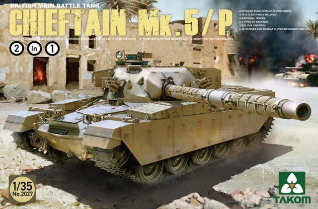 1/35 British Chieftain Mk 5/P Main Battle Tank (2 in 1) – Winkie's Toys ...